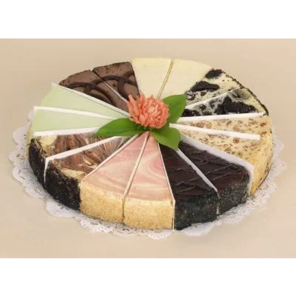 Cheesecake ASSORTED Sampler 16 Slices/8 Flavors Per Cake – 495 EXPRESS ...