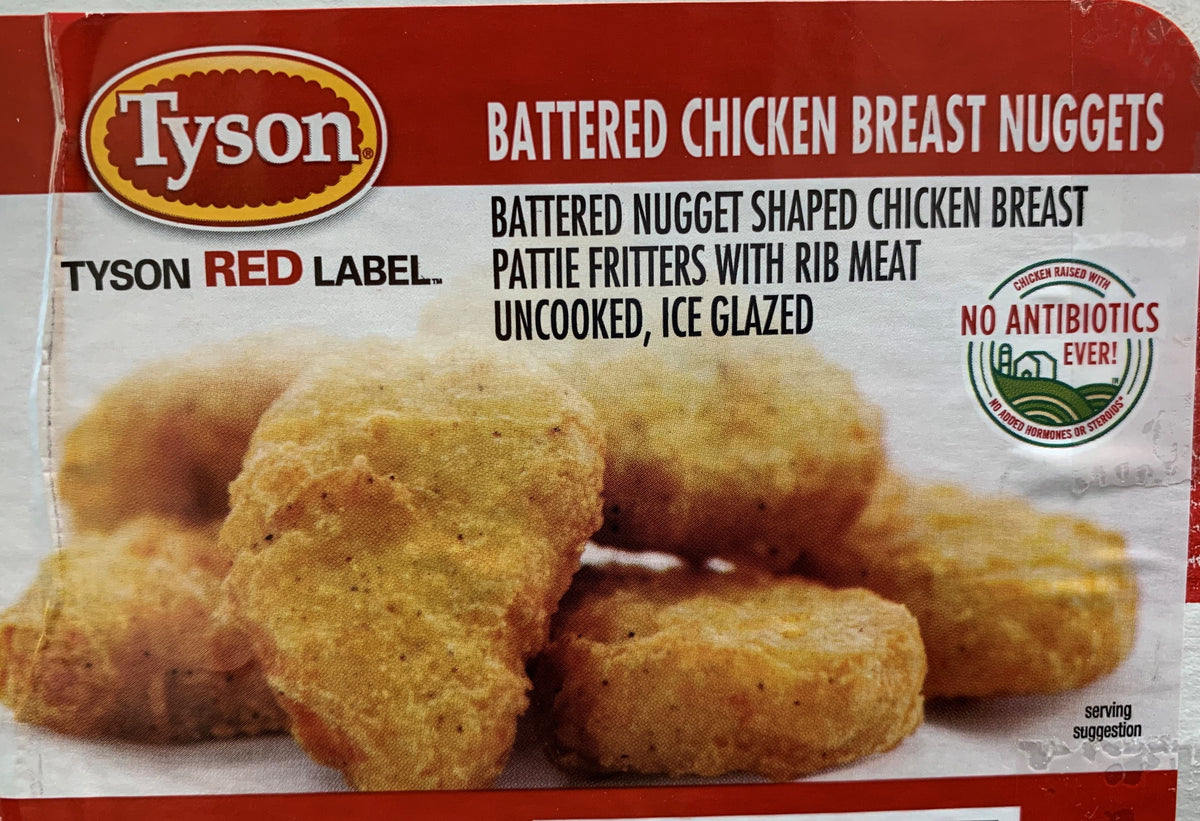 CHICKEN NUGGETS Tyson 10lbs Per Box – 495 EXPRESS FOODS